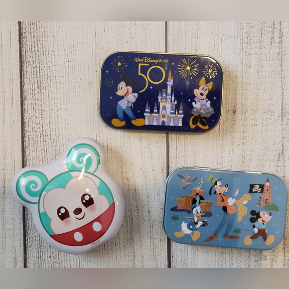 Disney | Toys | Disney Themed Tin Box Set | Poshmark
